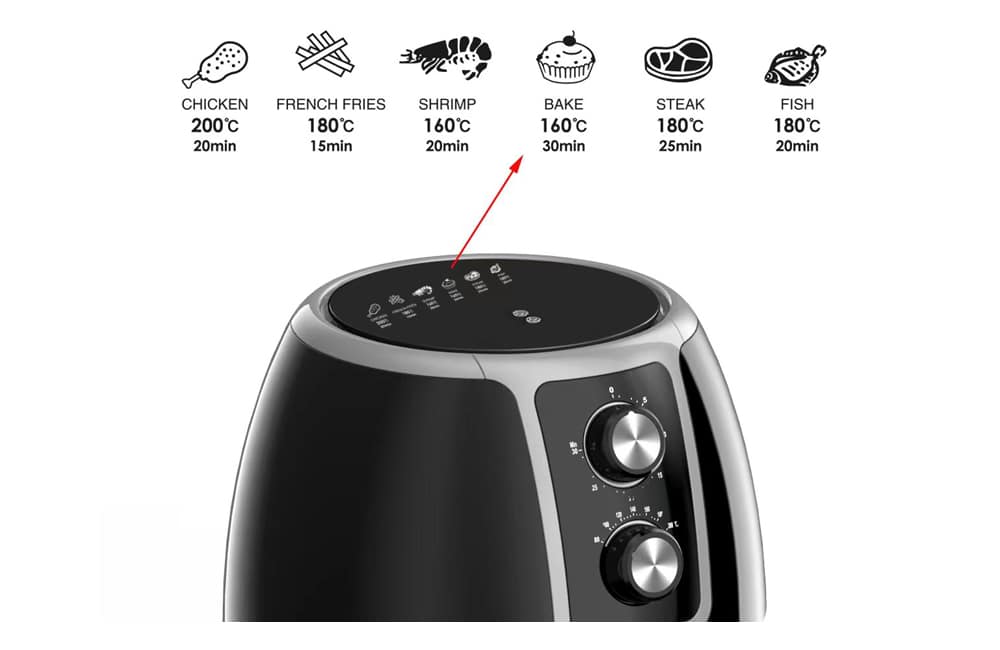 Mitshu Air Fryer 4.0L MAF-3701