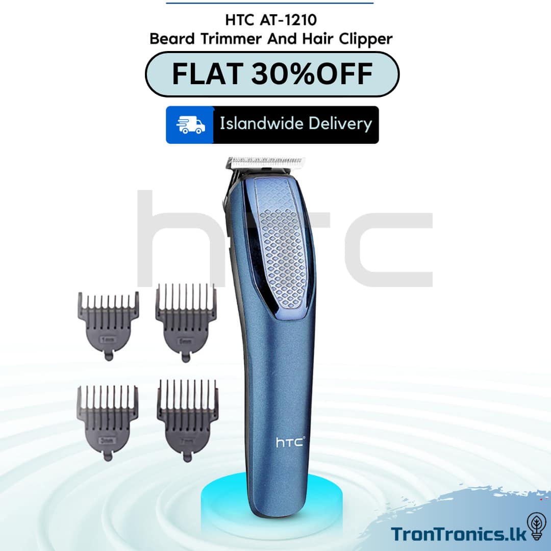 High Quality HTC AT-1210 Professional Rechargeable Hair and beard ...