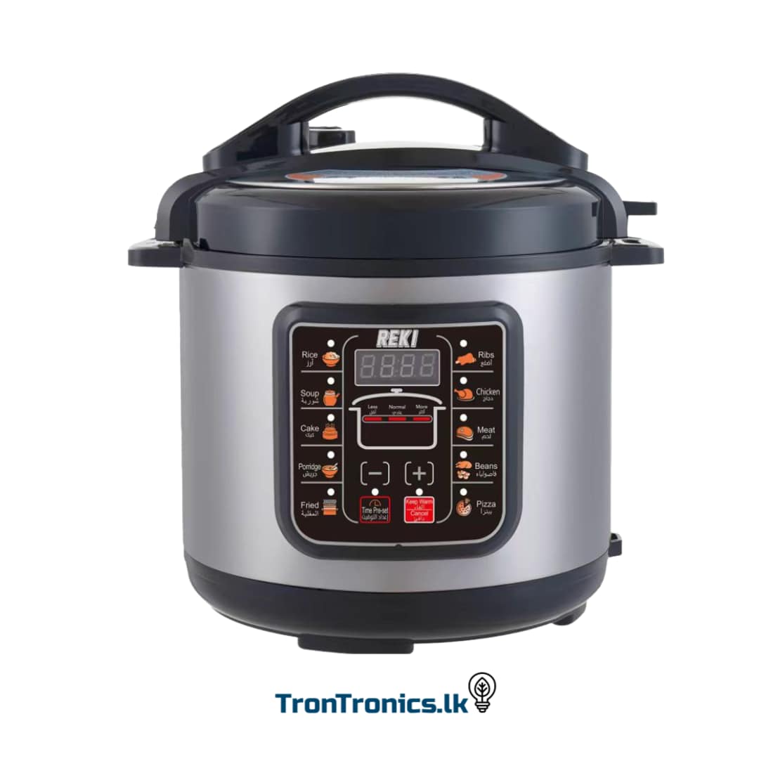 Premium Steel Multi-Function Electric Pressure & Rice Cooker (6 Liter)