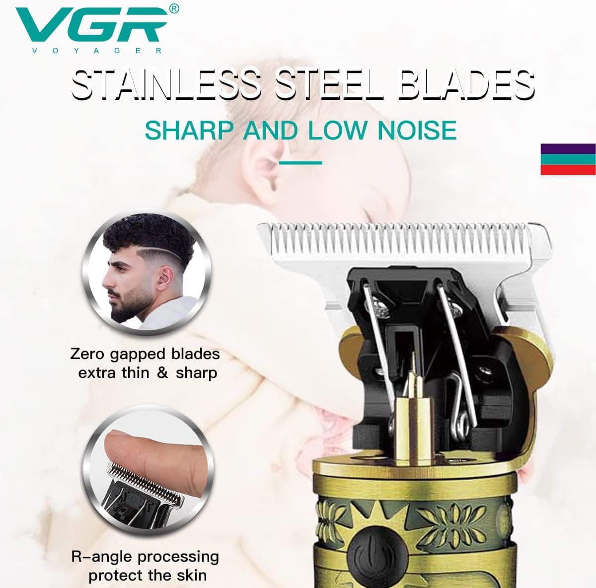 VGR V-228 Premium Rechargeable Vintage Hair Trimmer For Men