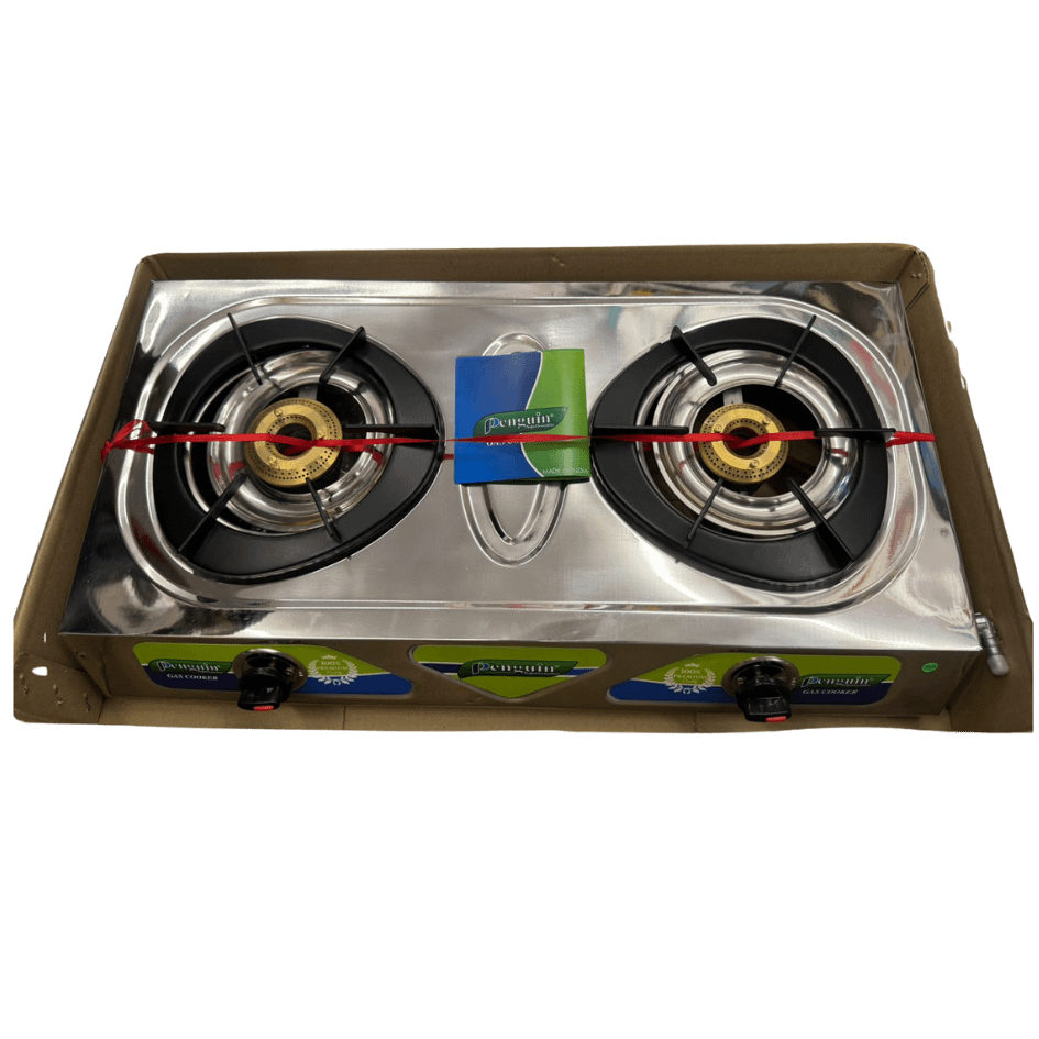 Express 100% Stainless Steel Body Indian 2 Burner Gas Cooker