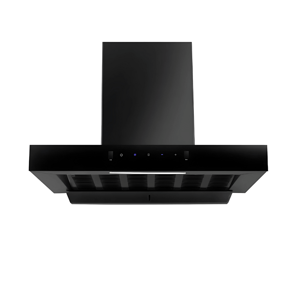 ‘T’ Shape Cooker Hood with Motion and Touch Control (Black) 60cm