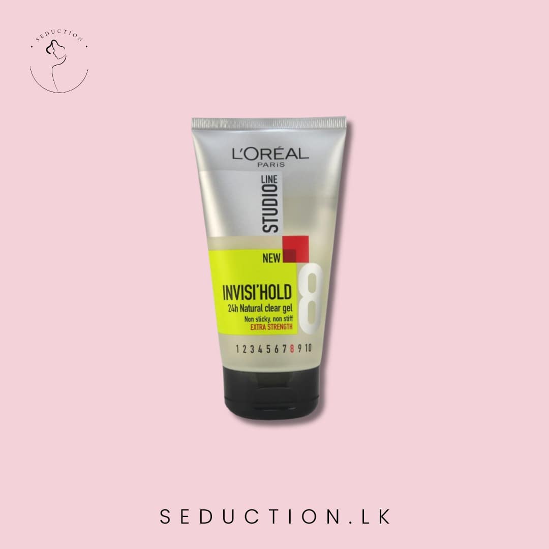 Loreal Studio Line 8 Extra Strength Invisi' Hold 24HR Hair Gel 150ml ...