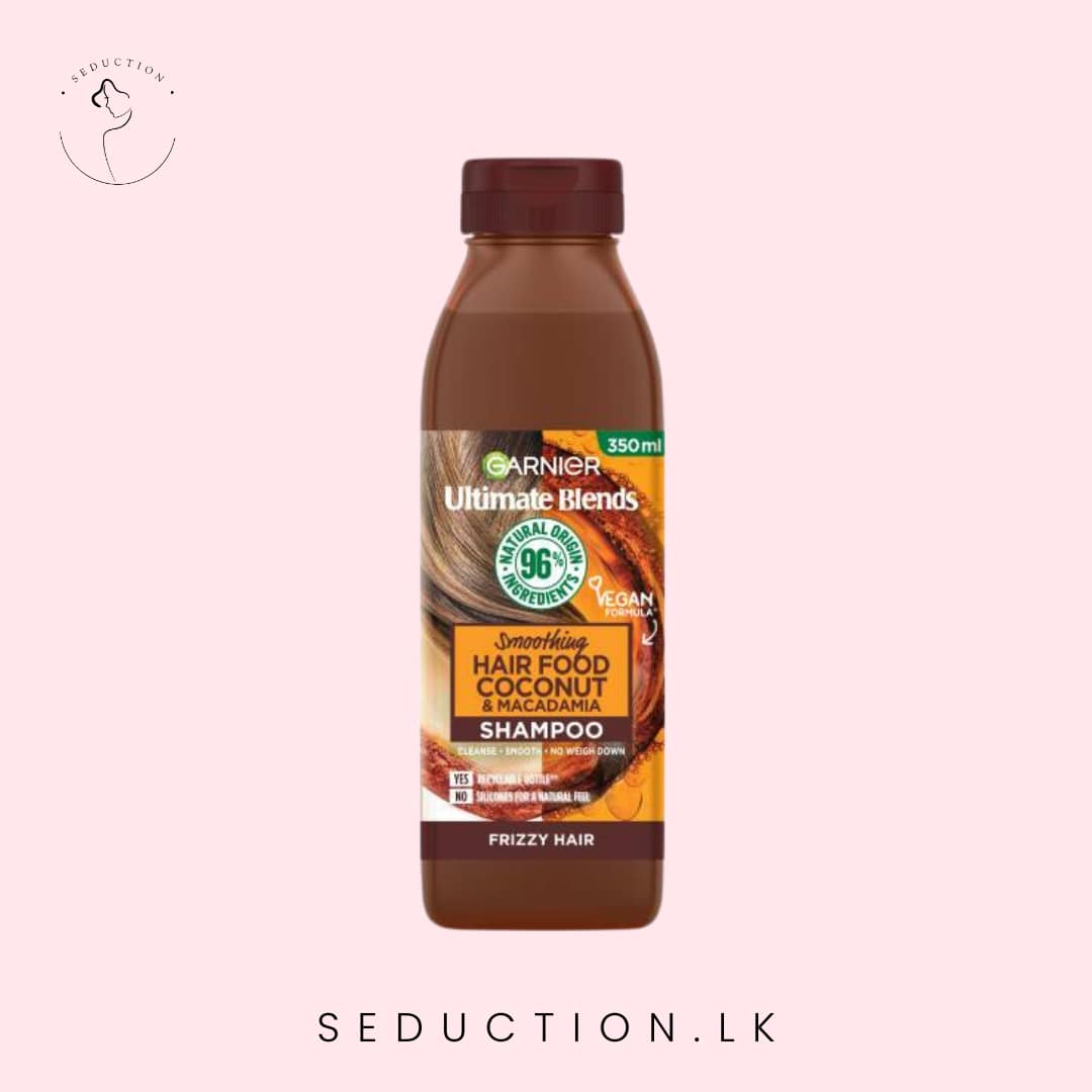 Garnier Ultimate Blends Hair Food Coconut and Macadamia Shampoo 350ml ...