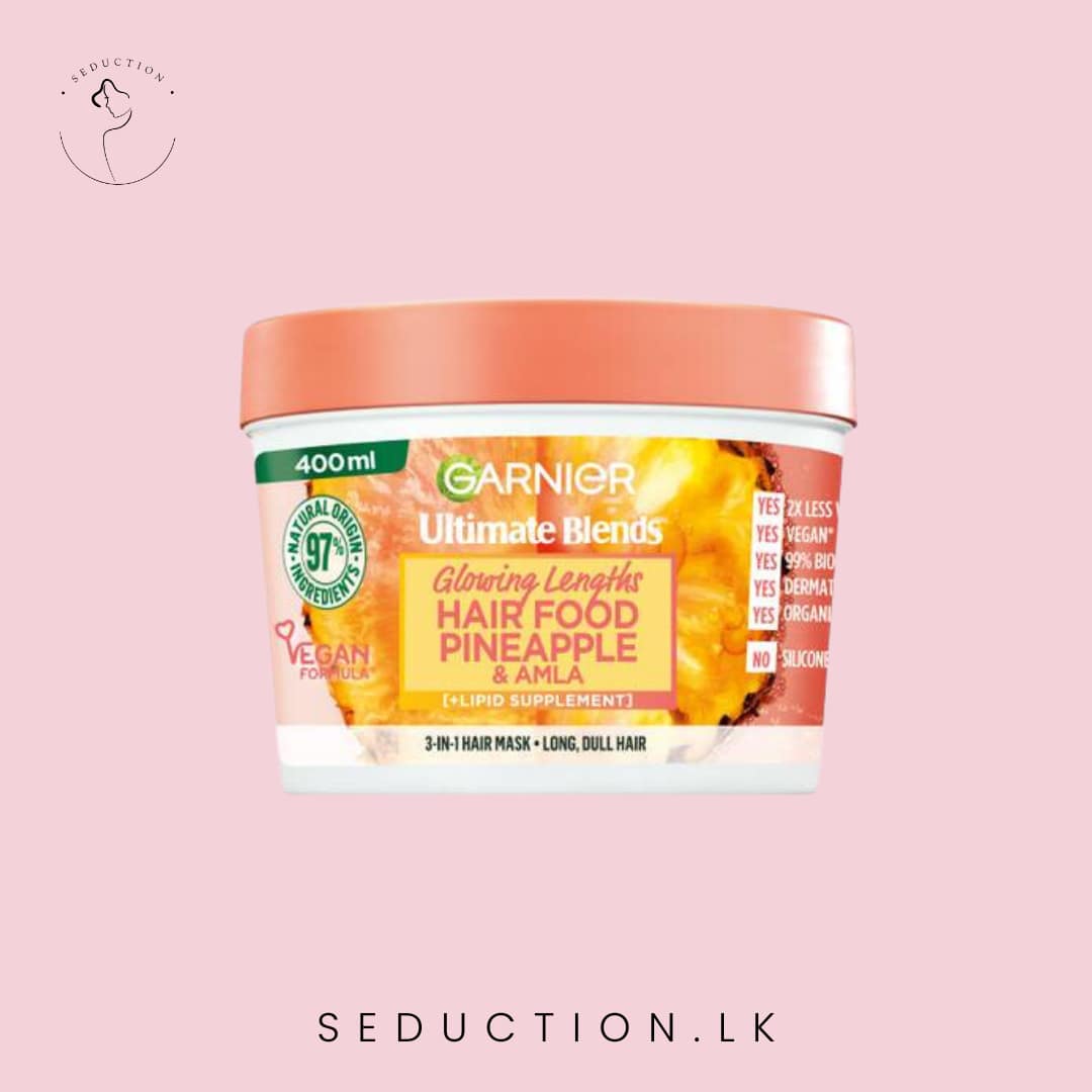 Garnier Ultimate Blends Pineapple & Amla Hair Food 3-in-1 Mask 400ml ...