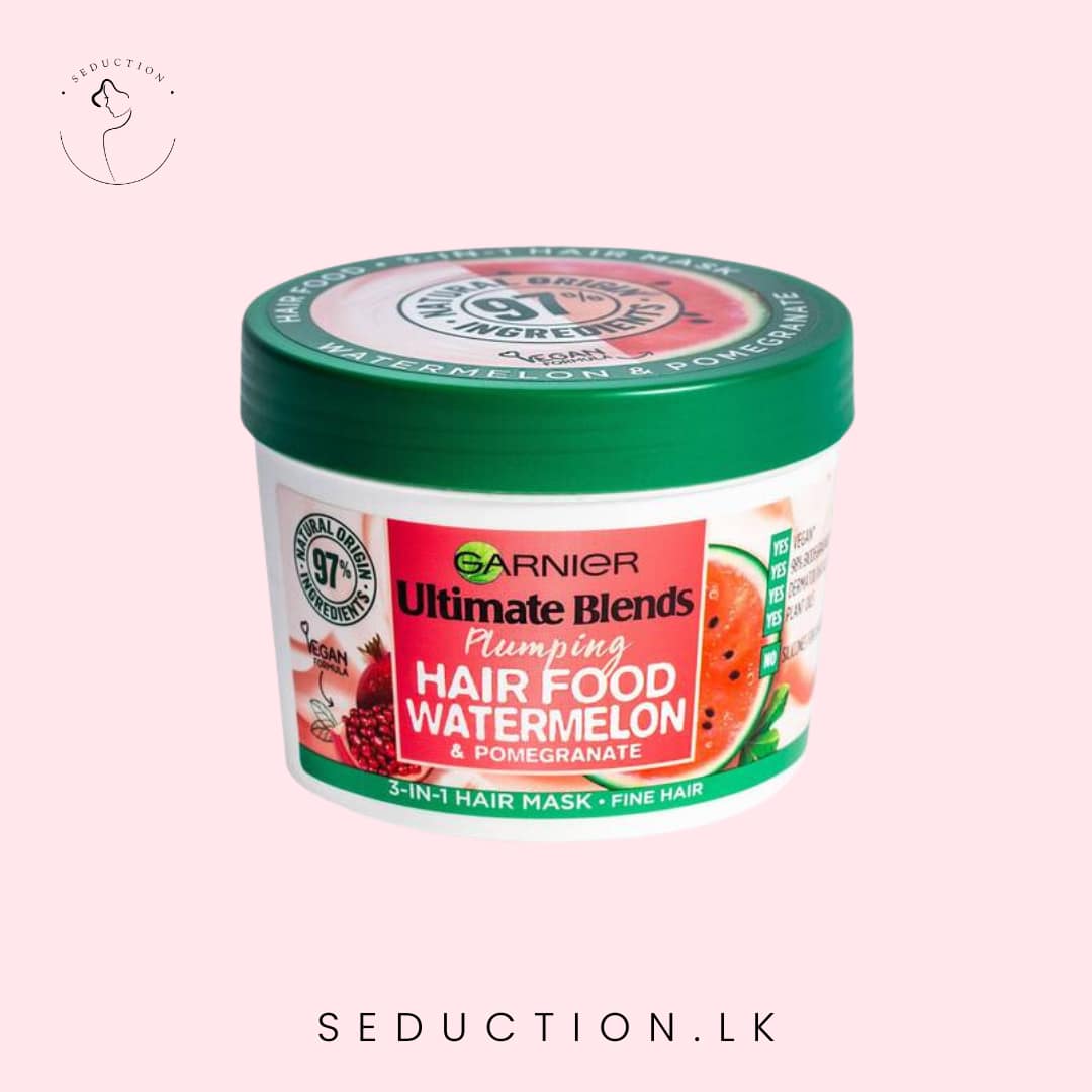 Garnier Ultimate Blends Plumping Watermelon Hair Food Multi-Use Mask ...