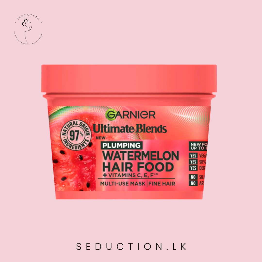 Garnier Ultimate Blends Plumping Watermelon Hair Food Multi-Use Mask ...