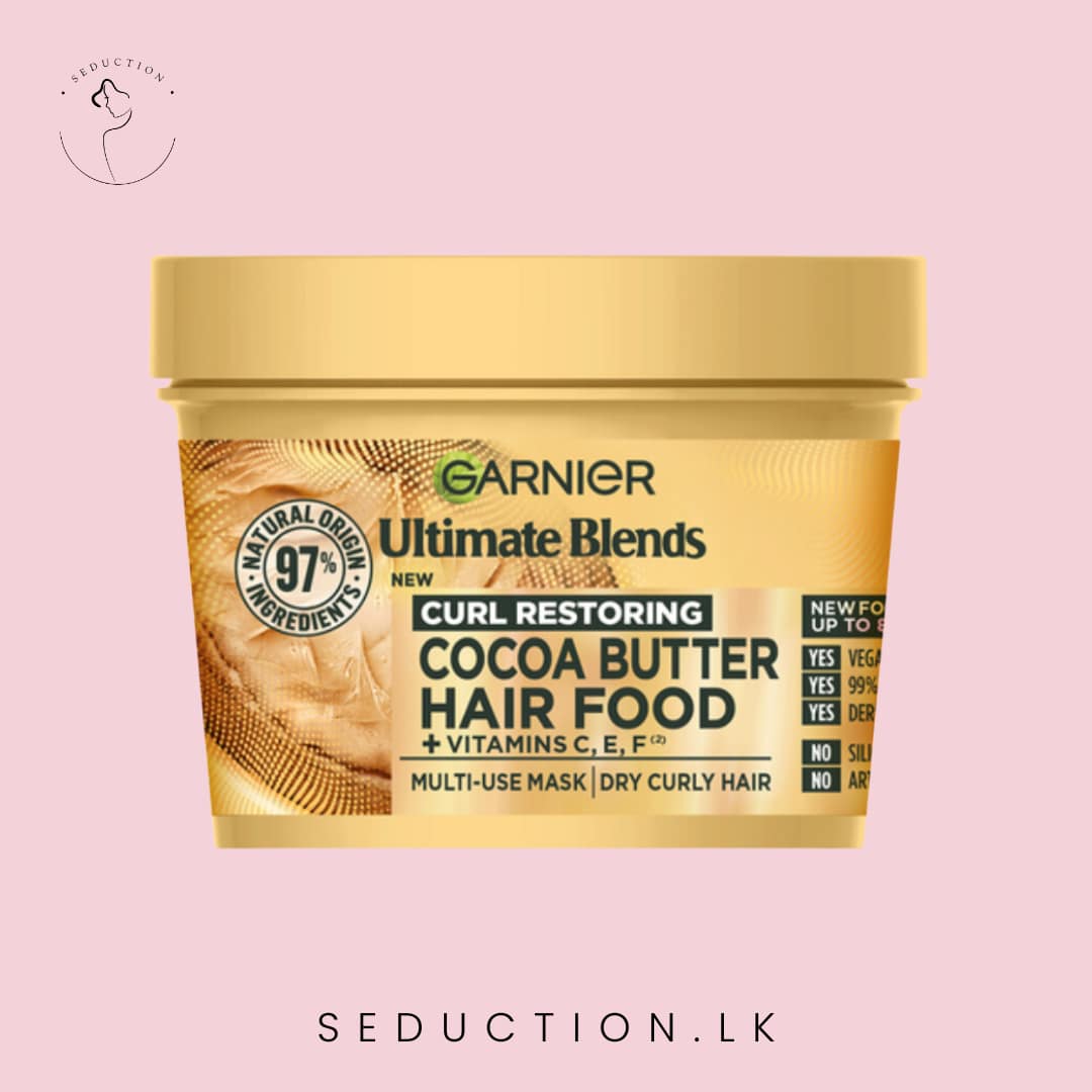 Garnier Ultimate Blends Cocoa Butter Supercharged Hair Food Mask 400ml ...