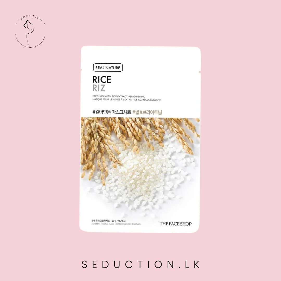 The Face Shop Real Nature Face Mask Rice 20g - LKR 900.00