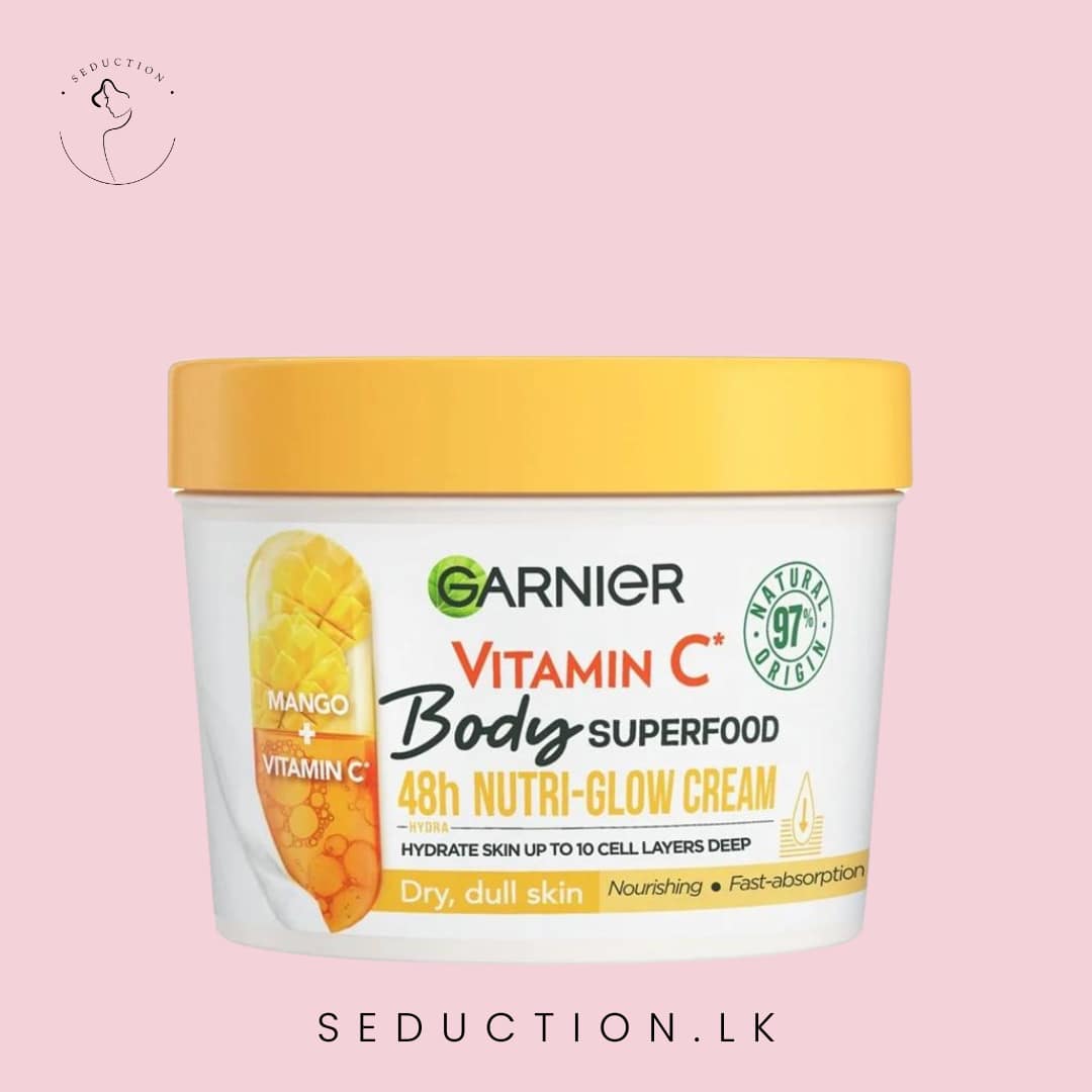 Garnier Body Superfood Mango + Vitamin C 380ml - LKR 6,900.00