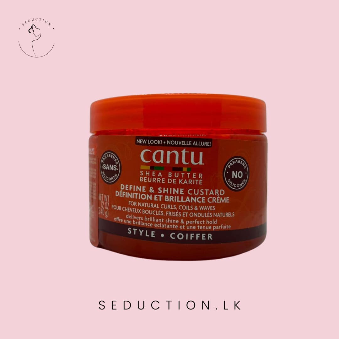 Cantu Shea Butter Define and Shine Custard 340g - LKR 6,100.00