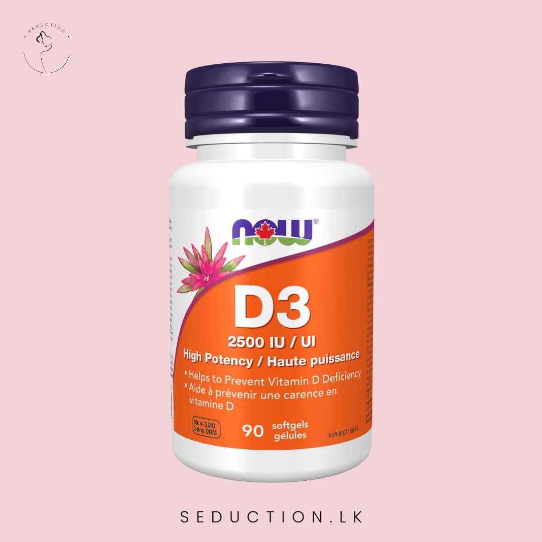 Now D3 2500 High Potency 90 Softgels - LKR 6,400.00