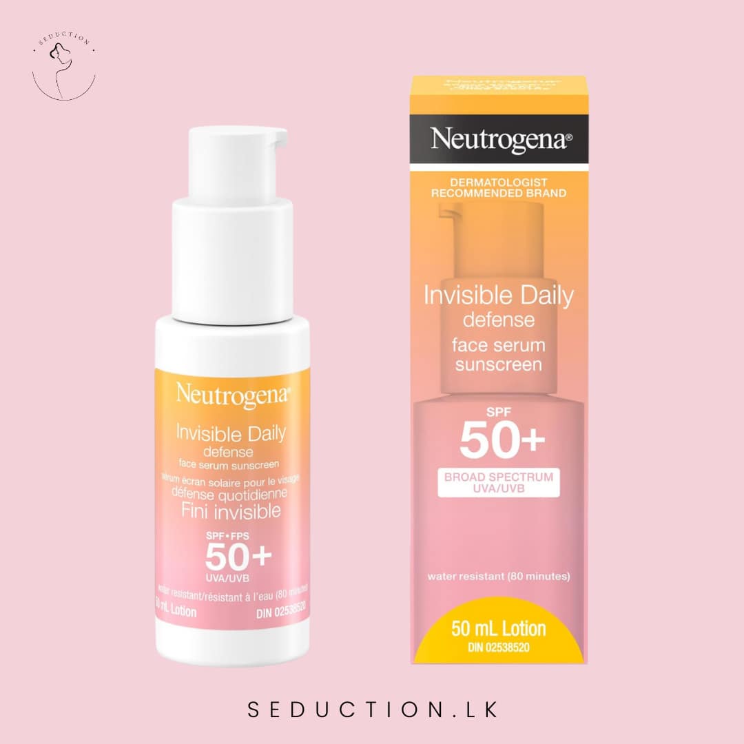 Neutrogena Invisible Daily Defense Face Serum Sunscreen SPF 50+ Broad ...