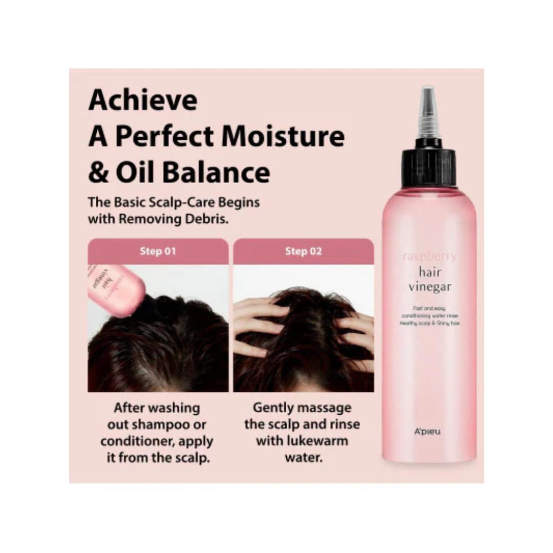 A'pieu Raspberry Hair Vinegar - LKR 4,100.00