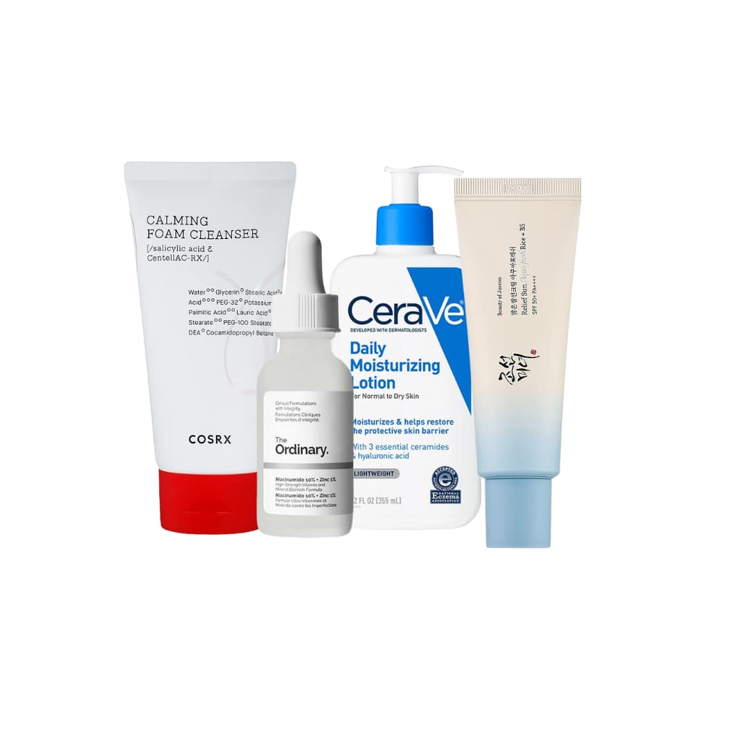 Acne Prone / Sensitive Skin (Gentle & Protective) Starter Kit - LKR ...